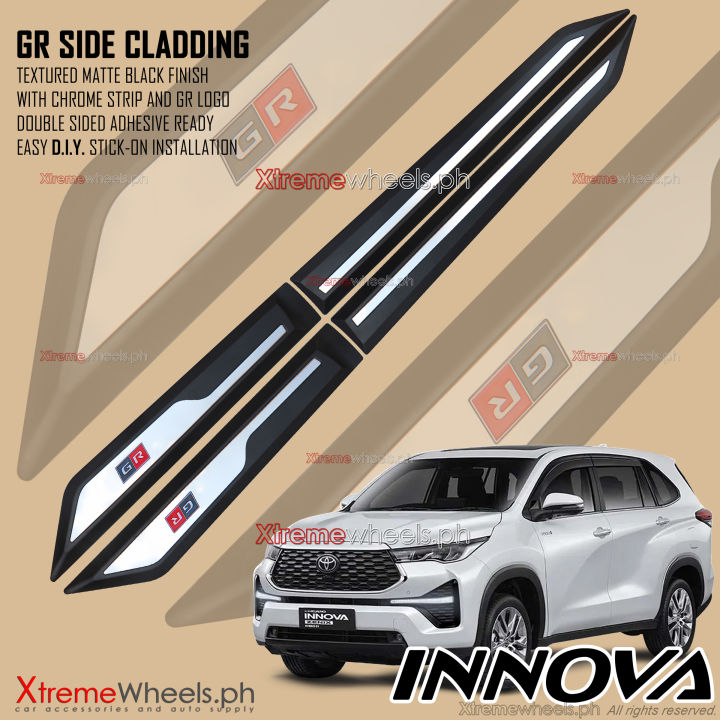 Toyota Innova J E G V XE 2016 to 2024 GR Side Moulding / Door Protector ...