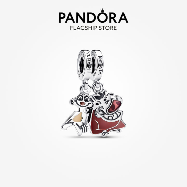 Pandora x Disney The Lion King Timon & Pumbaa Splittable Dangle Charm ...