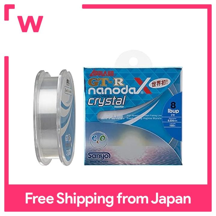 Sanyo Nylon Nanodax Line Applode GT-R nanodaX Crystal Hard 100m 2lb Crystal Clear | Lazada PH