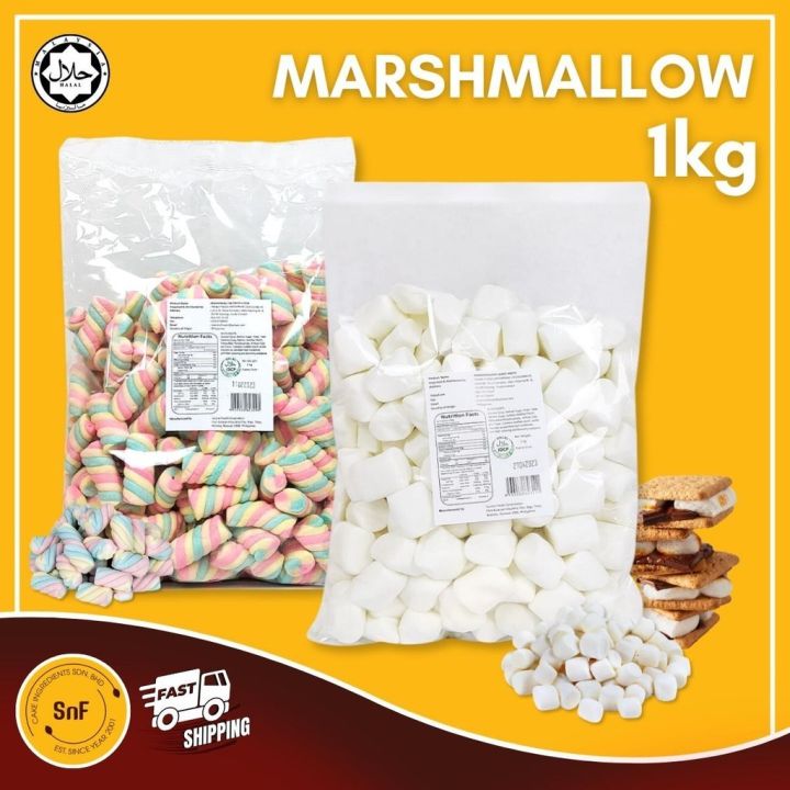 Marshmallow Halal Marshmallow Candy Vanilla Flower Marshmallow ...