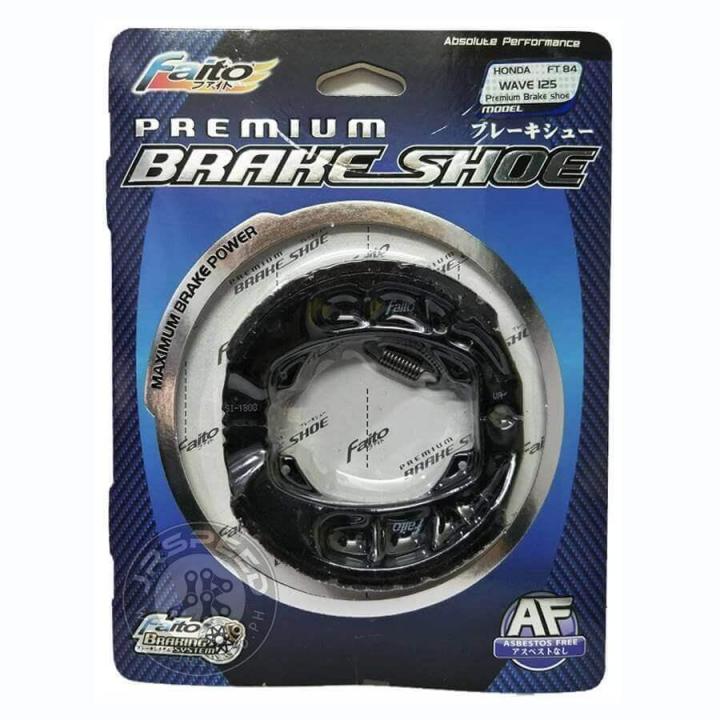 Faito Brake Shoe Premium for Wave 125 | Lazada PH