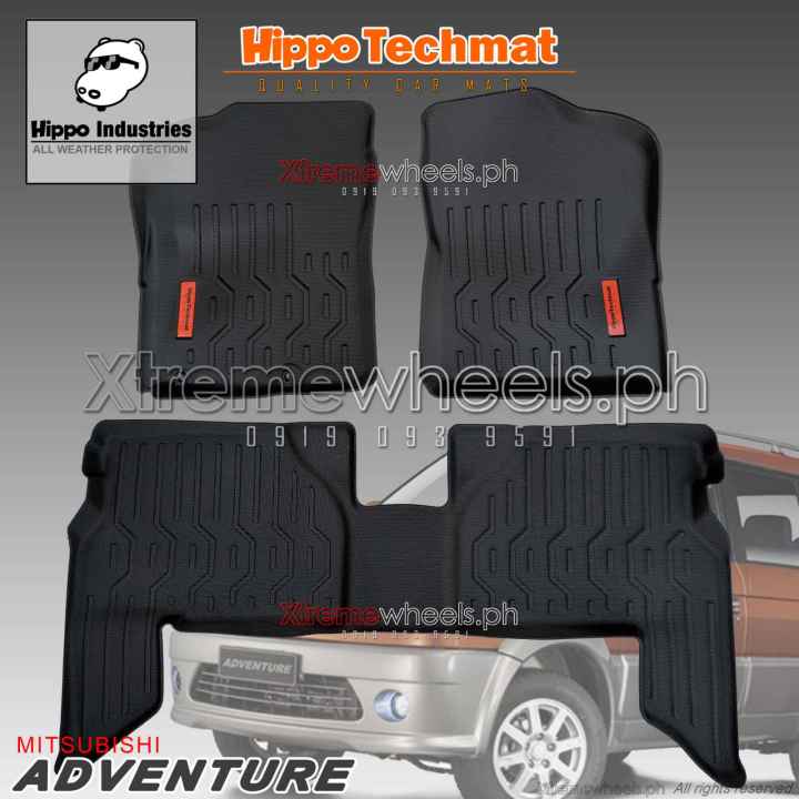 Mitsubishi Adventure 1997 to 2018 Deep Dish matting Thailand Made Hippo ...