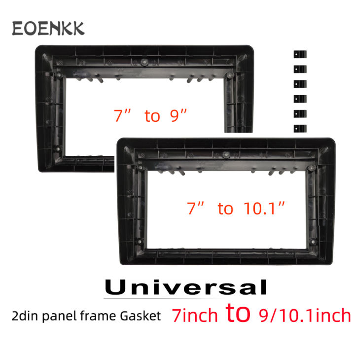 Universal dashboard mounting kits facia plate 2din raido Frame stereo ...