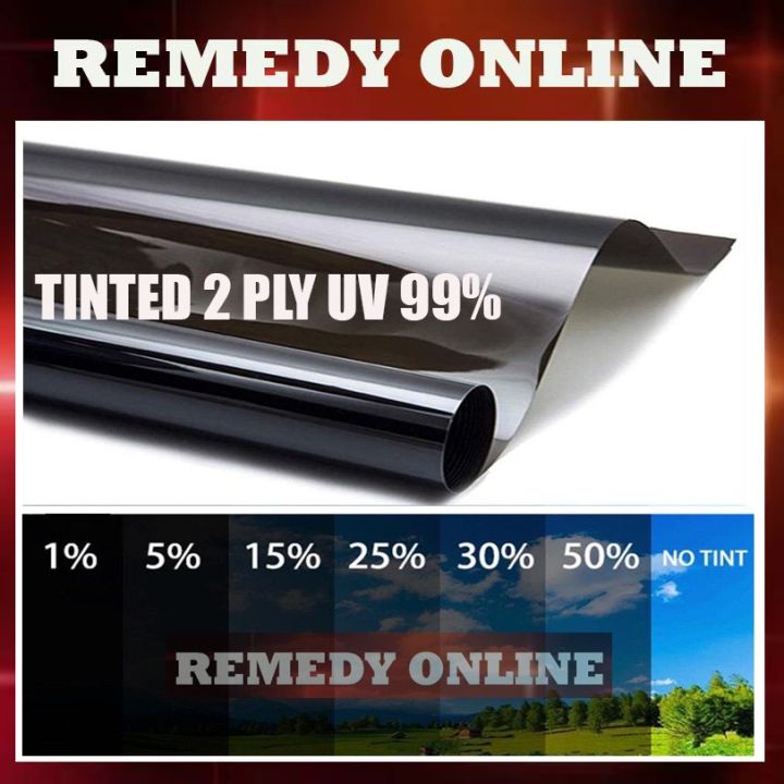 2PLY Tinted Kereta / Tinted Film Black Window / Car Tinted UV / Tinting ...