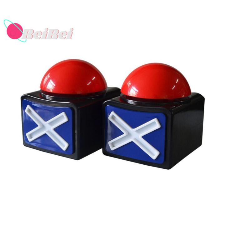 BEIBEI Battery Powered Game Answer Buzzer Fun with Sound Light Response ...