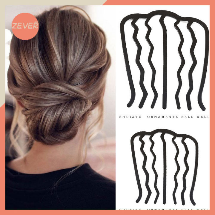 【ZEVER】2023 กิ๊ฟติดผมรูปตัวยูเคลือบเงาเรียบง่ายทันสมัย | Lazada.co.th