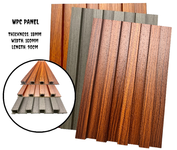 WPC Indoor Wall and Ceiling Panel Background Wall Decor Waterproof Home ...