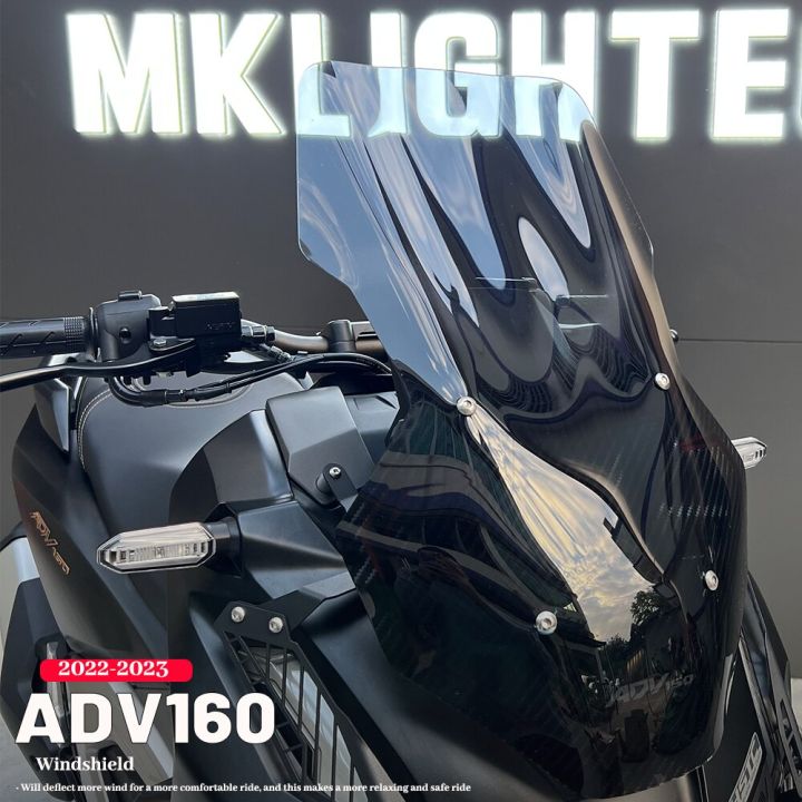 MKLIGHTECH For HONDA ADV160 ADV 160 Motorcycle Windscreen Windshield ...