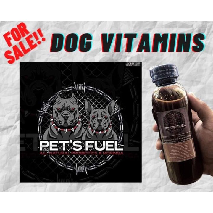 PETS FUEL Moringa & Probiotic Pet Supplement, Dog and Cat Vitamins ...