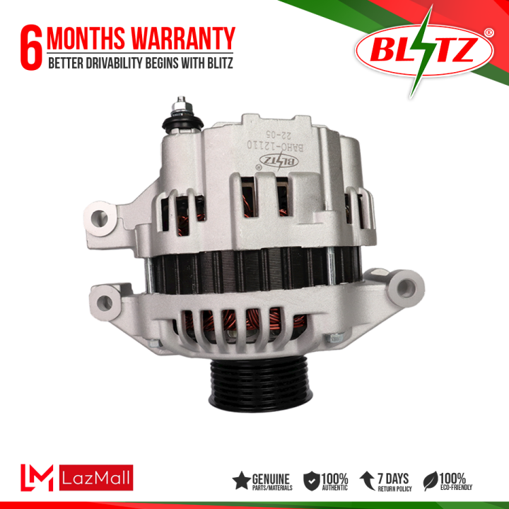 BLITZ ALTERNATOR ASSEMBLY HONDA CRV 2.0L K20A K24A 12V / 90A 7 PULLEY ...