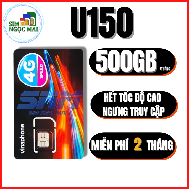 FREESHIP - CHƯA KÍCH HOẠT. Sim 4G Vinaphone D159 , U150 - 500gb/tháng ...