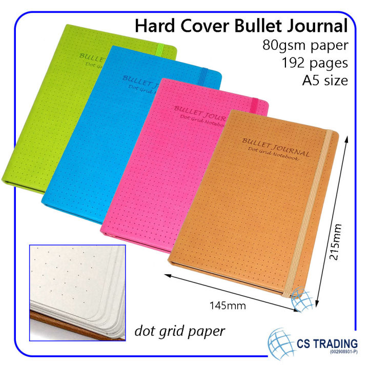 A5 Bullet Planner / Journal Hard Cover Notebook | Lazada
