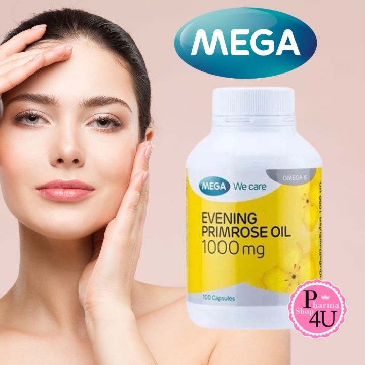 Mega We Care Evening Primrose Oil EPO 1000mg เมก้า วีแคร์ อีฟนิ่งพริม ...