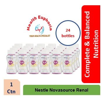 Novasource Renal 200ml [Carton of 24] - Vanilla Ready-to-Drink Bottle ...