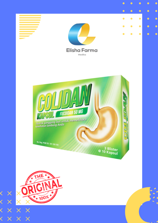 Colidan Kapsul 50/100mg (Strip 10kapsul) - Kolidan Fucoidan Kapsul ...