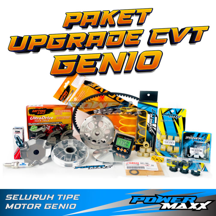 PAKET UPGRADE KIRIAN RACIKAN CVT GENIO old new paketan lengkap extra ...