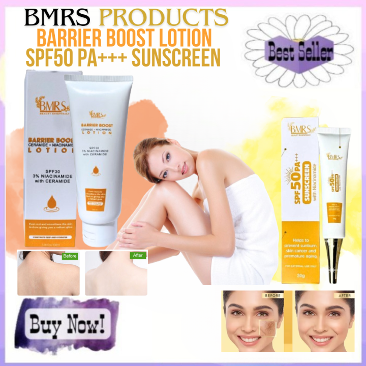NO.1 TREND BMRS BARRIER BOOST CERAMIDE + NIACINAMIDE LOTION SPF30 (3% NIACINAMIDE WITH CERAMIDE ...