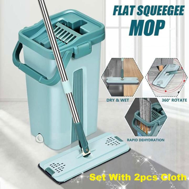 Kaisa Villa TOP SELLING MS-335 Big Size Microfiber Spin Mop With Bucket Flat Squeeze Spray Mop ...