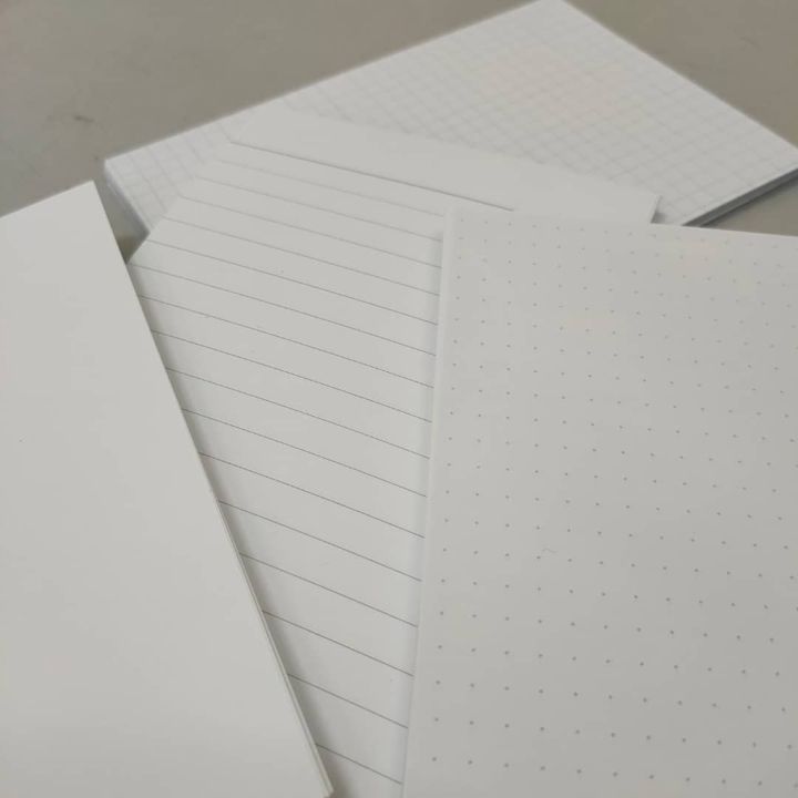 50pcs A6 Grid / Dot / Line Loose Leaf / Insert Paper / Bullet Journal ...
