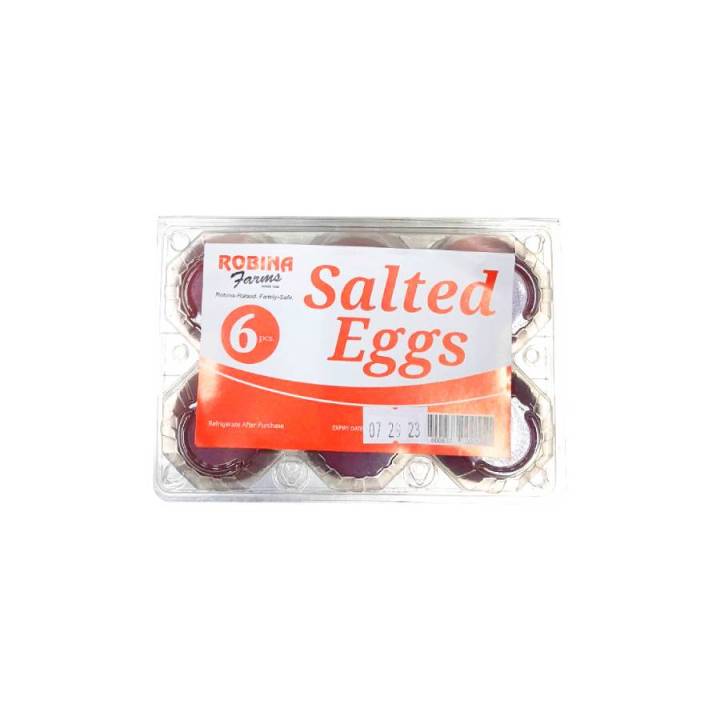 Red Salted Chicken Eggs (6pcs) by Robina Farms | Lazada PH