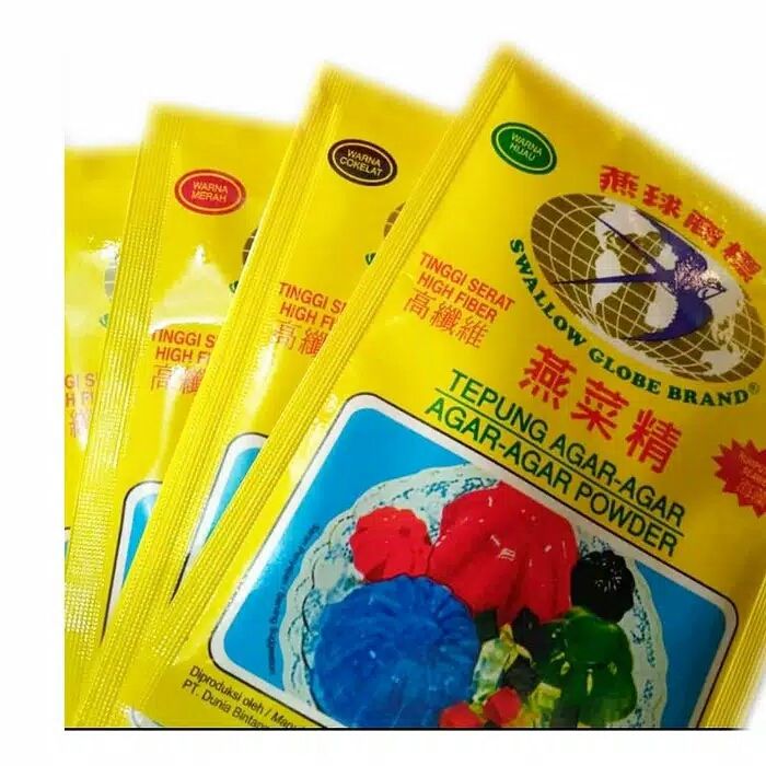 Agar-Agar swallow globe brand 1 Sachet macam warna | Lazada Indonesia