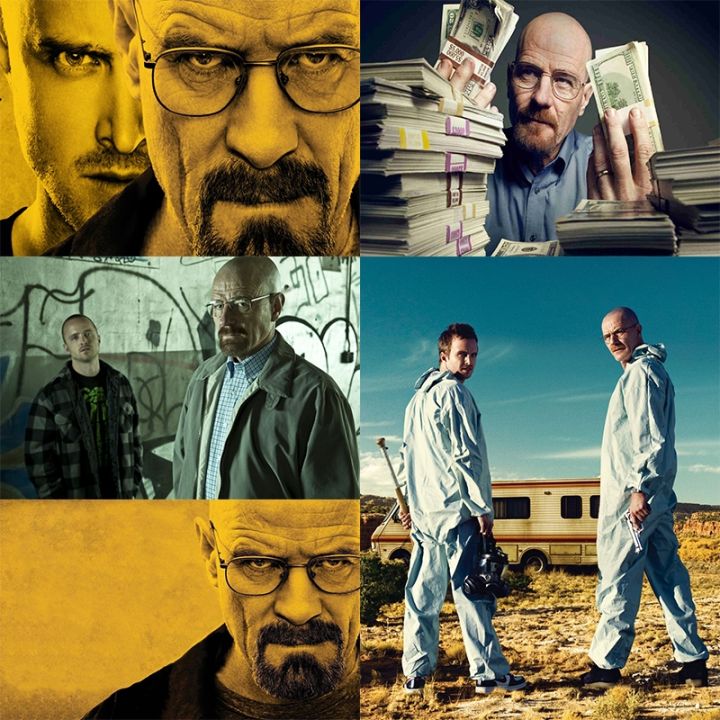Breaking Bad Rv โปสเตอร์ทีวี Jesse Pinkman Heisenberg Walter White ภาพ ...
