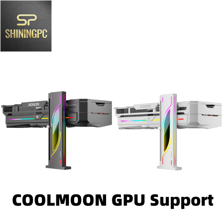 COOLMOON CM-GH6 GPU Holder GPU Stand 5V ARGB SYNC Vertical graphics ...