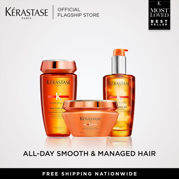 Kerastase Discipline Oleo Relax Voluminous and Unruly Hair Ritual ...