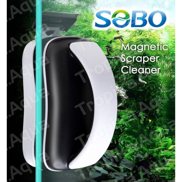 Sobo Magnetic Scraper Cleaner MC-60 MC-80 MC-120 - aquarium tank algae ...