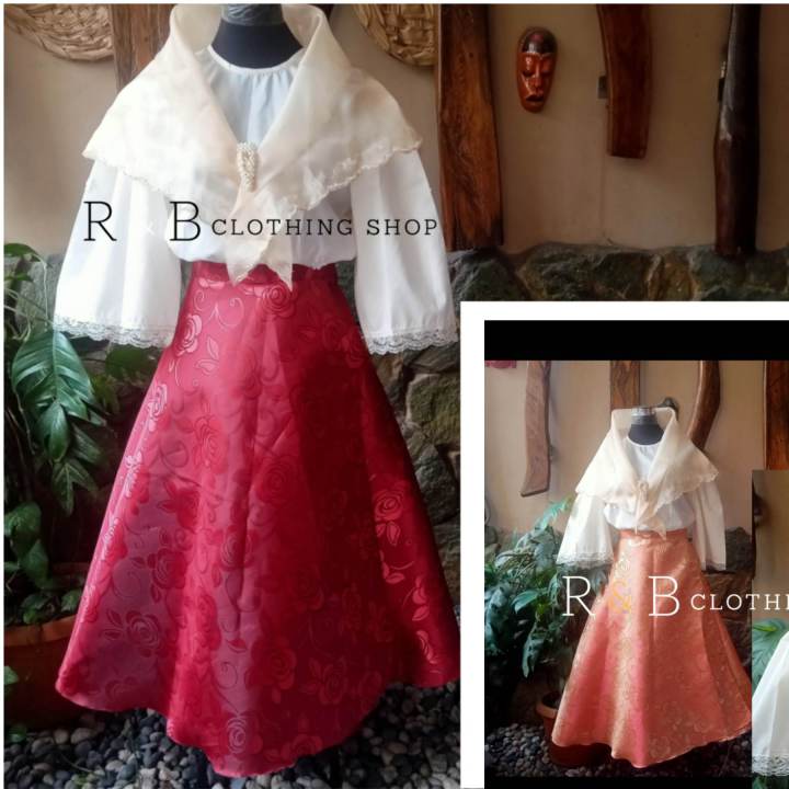 ️ MARIA CLARA SET – KIMONA TERNO ️ Filipiniana for teens to adults🌺 ...