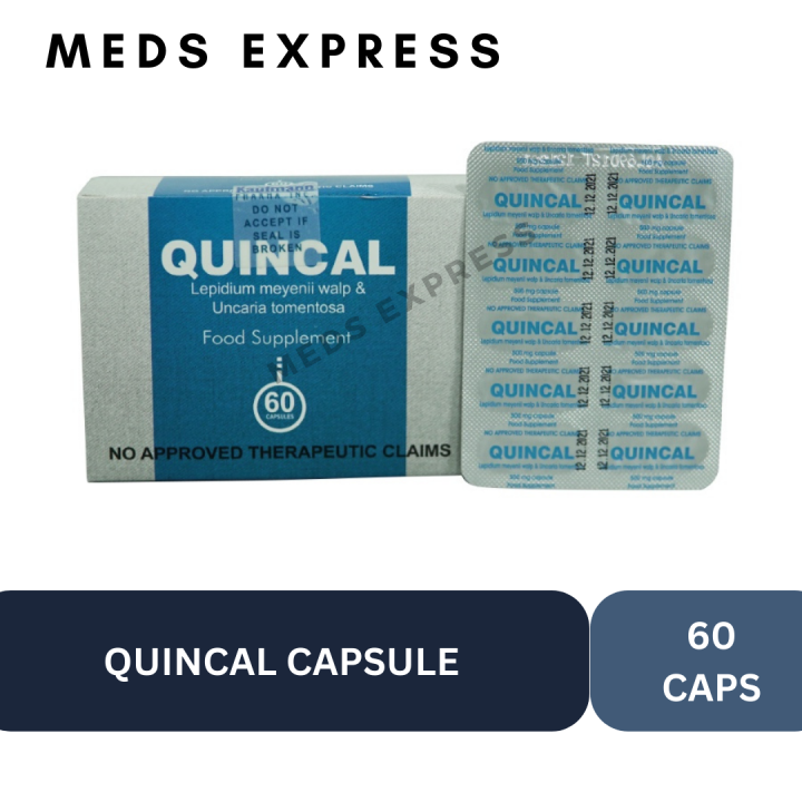 Quincal Food Supplement Capsule l 10 & 60 Caps | Lazada PH