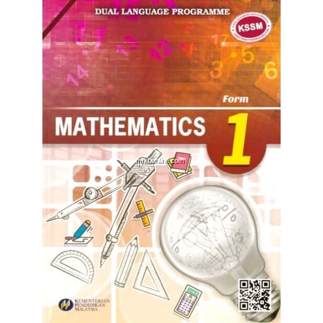 [BS] Buku Teks : DLP Mathematics Form 1 (English Version) | Lazada
