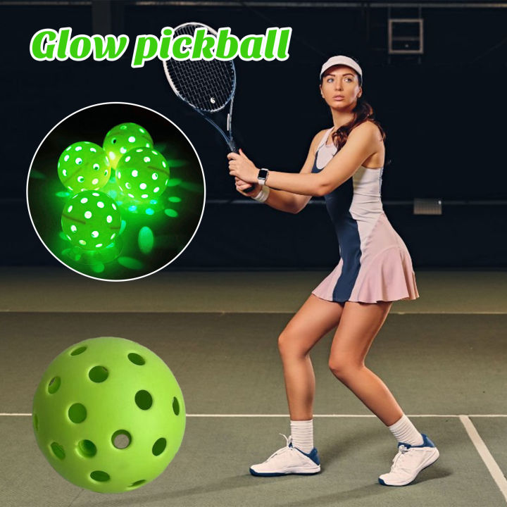 yiyanai Led Pickleball Ball Mini Pickleball Ball Portable Led Light Up ...