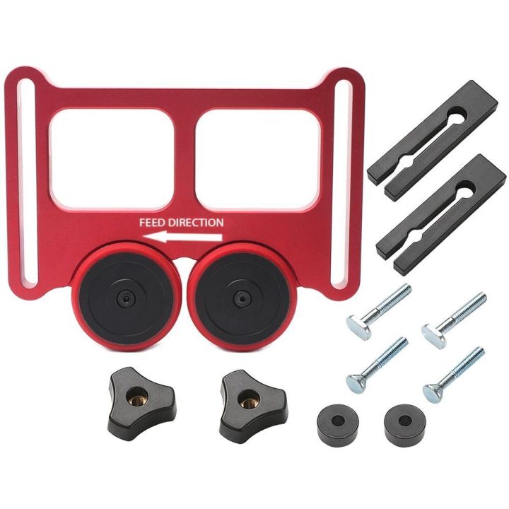 Table Saw Pressing Feeder Guider Woodworking Aluminum Alloy Dual ...