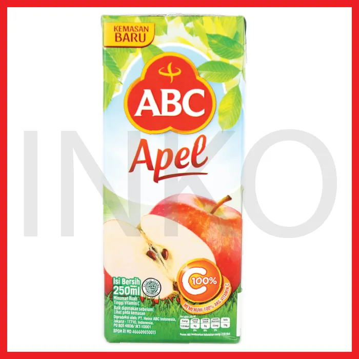 ABC JUS APEL APPLE JUICE KOTAK 250ML | Lazada Indonesia