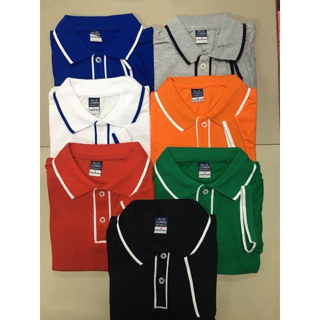 BLUE CORNER Polo Shirt with Stripes - DIRECT | Lazada PH