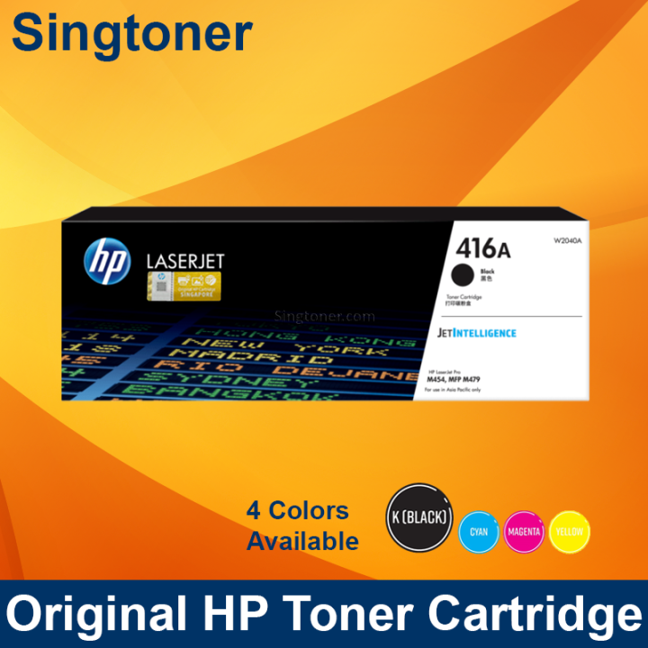 [Original] HP 416A Black Cyan Magenta Yellow Original LaserJet Toner ...