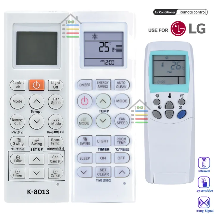 REMOTE AC LG HERCULES DUAL COOL STANDARD INVERTER UNIVERSAL 0.5 - 2 PK ...