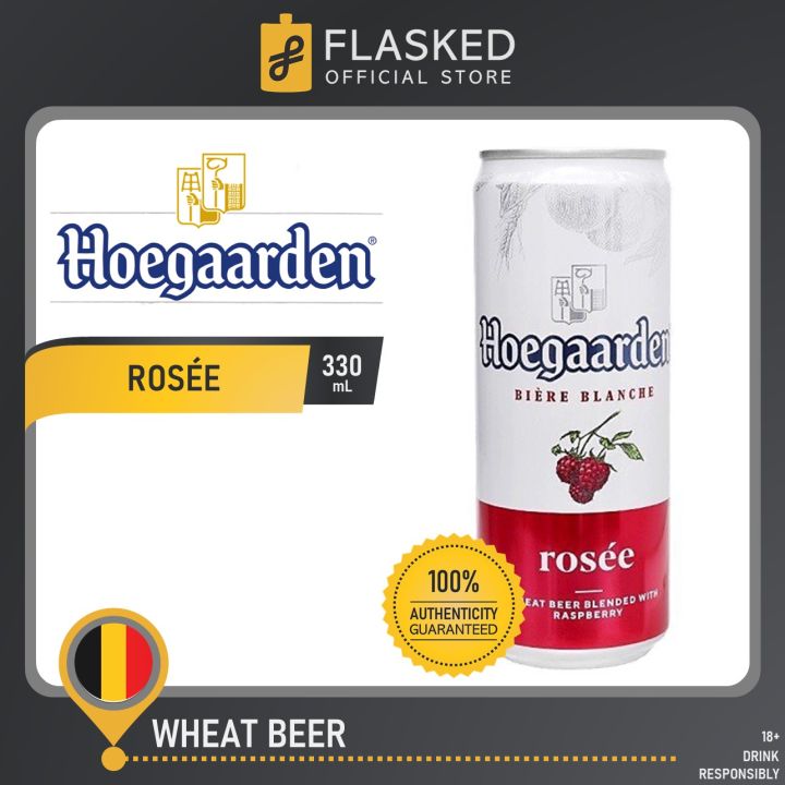 Hoegaarden Rosee Belgian Beer Can 330mL | Lazada PH