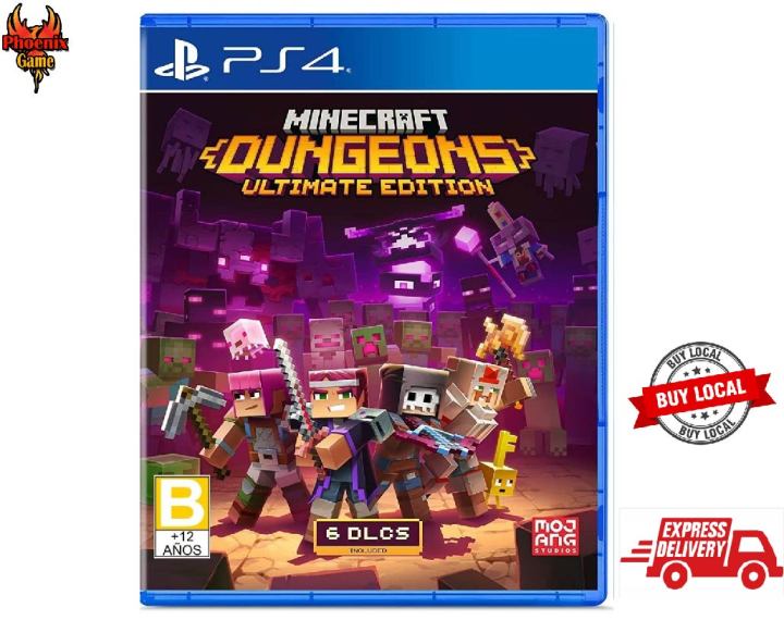 PS4 Minecraft Dungeons Ultimate Edition - R2 English (Brand New ...