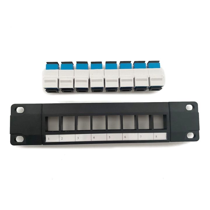 8 Port SC Optical Fiber Patch Panel Support 1U Network Patch Panel UTP ...