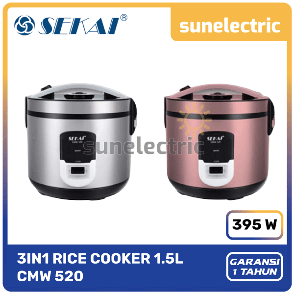 Sekai CMW-520 Rice Cooker / Penanak Nasi Magic Com + Penghangat Nasi ...