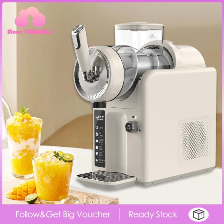 Moon TRIANGLE Slushie Machine Slushy Machine for Home Ergonomic Self ...