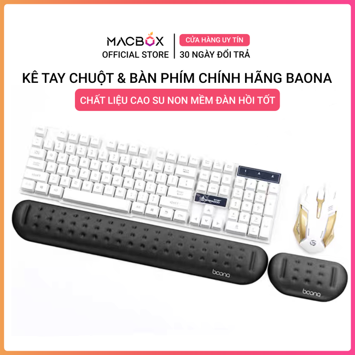 Kê Tay Bàn Phím, Chuột Máy Tính Chống Mỏi Cổ Tay Baona (Boona) Bn-Ketay Macbox | Lazada.vn