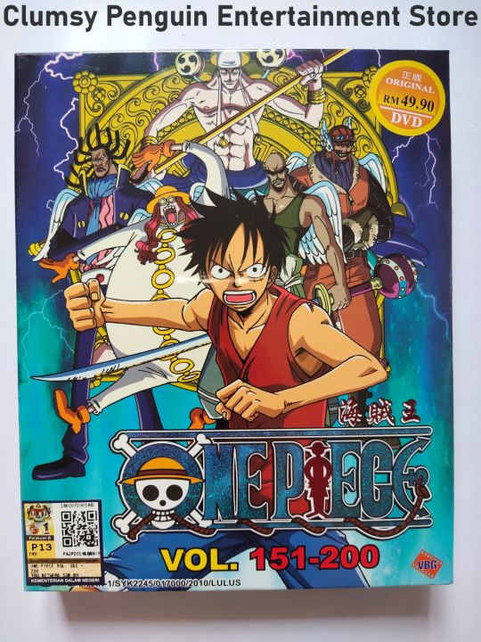 Anime DVD One Piece Box 4 Vol. 151-200 Media Music & Books | Lazada