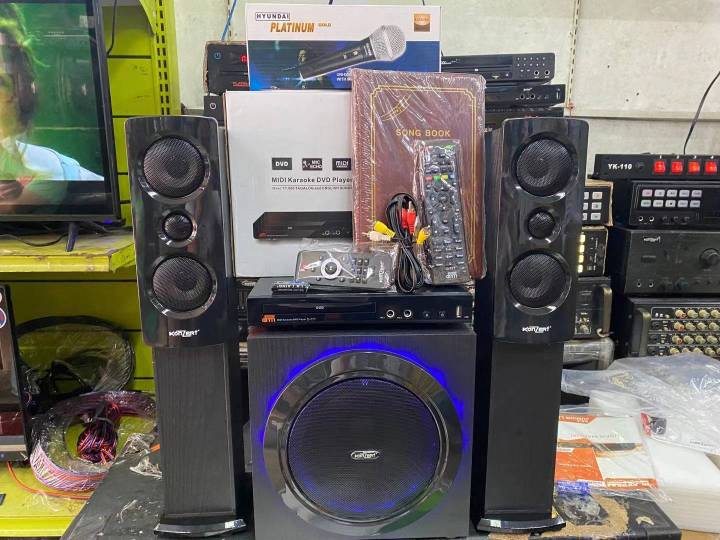 The Megapro D777 karaoke set 17,000 songs with Konzert Videoke set KX ...