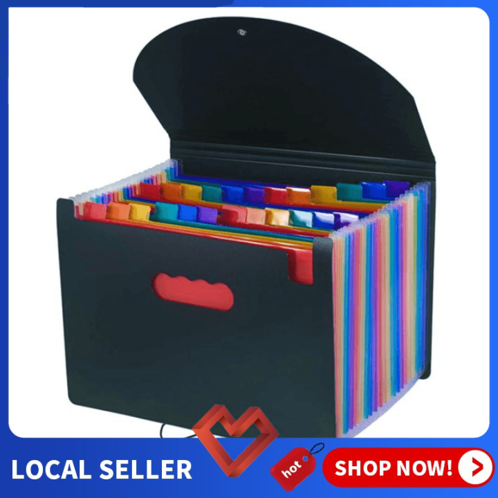 【High Quality】Expanding File Folder A4 and Legal Size Long size 24 ...