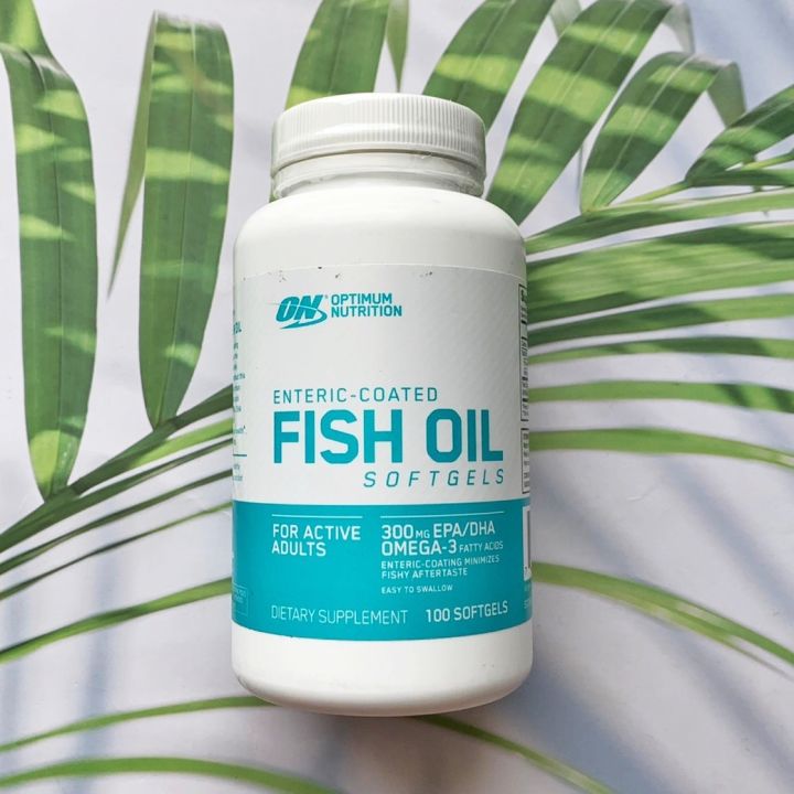 55% Sale!! EXP 08/2024 น้ำมันปลา Enteric-Coated Fish Oil 300 mg EPA/DHA ...