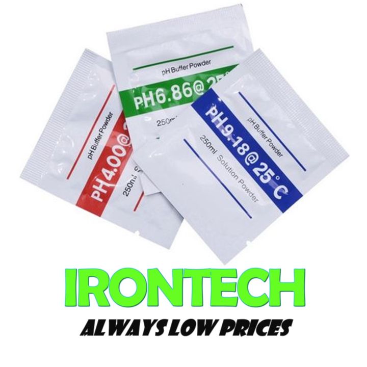 Ph Meter Buffer Powder Calibration Measure Solution 4 01 6 86 9 18 Lazada