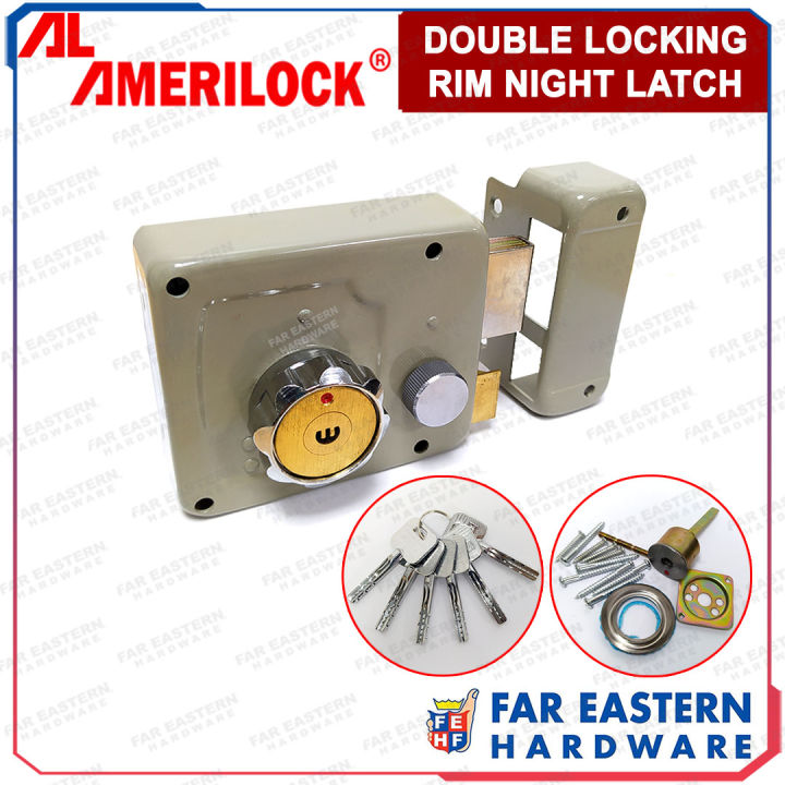 AMERILOCK Double Locking Rim Door Lock Night Latch | Lazada PH AMERILOCK Double Locking Rim Door Lock Night Latch | Lazada PH